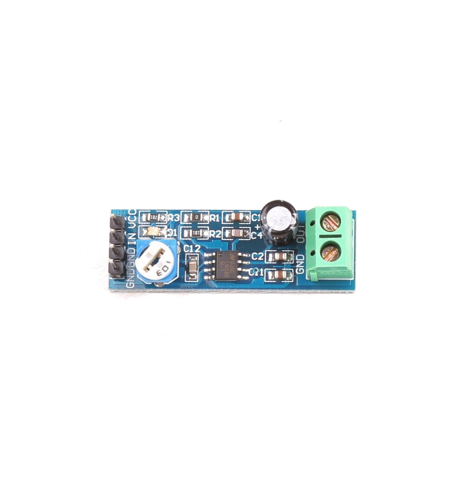HIFI DIY Green DC 5V-12V Mini Micro AMP Board Module LM386 Audio ...