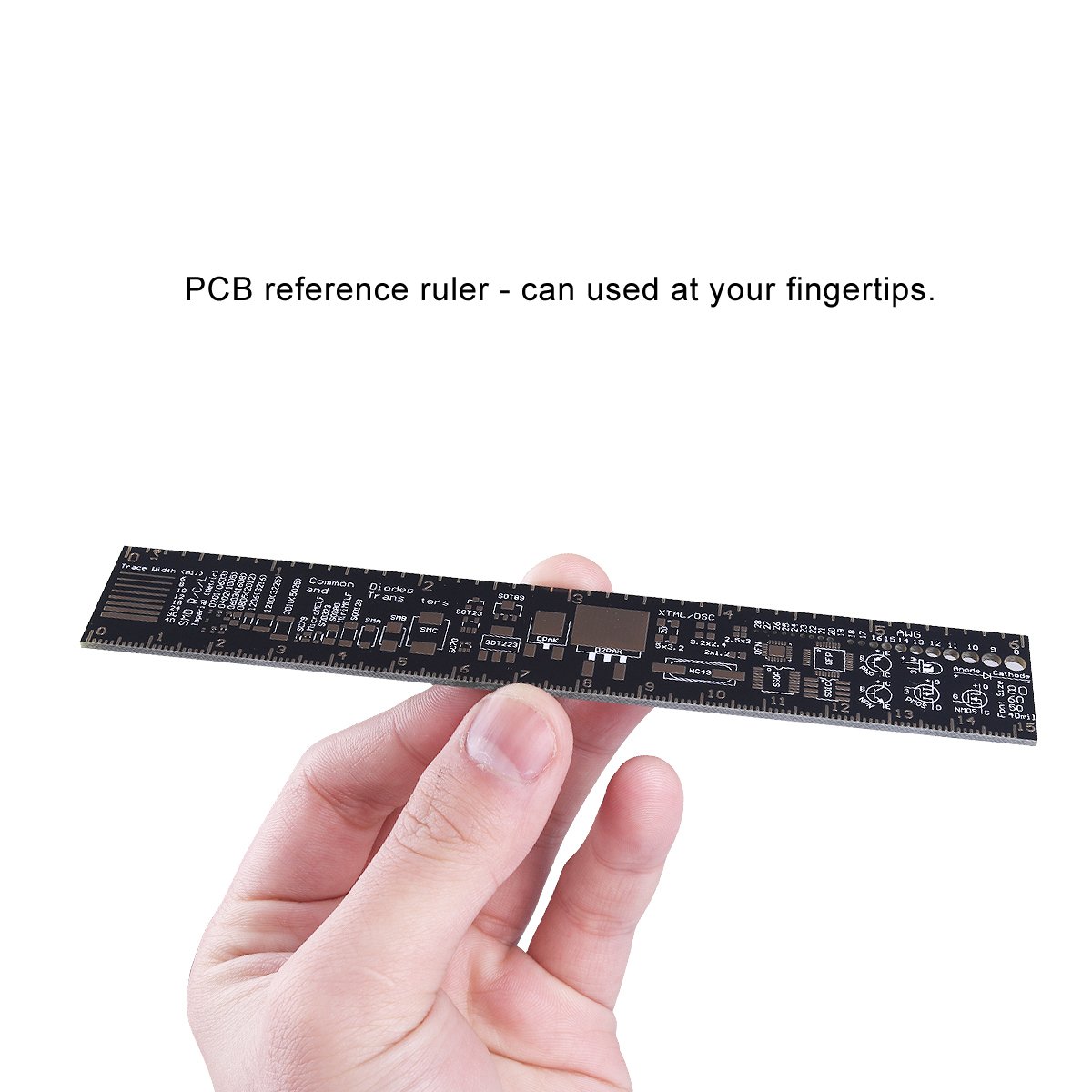 15cm 6″ Multifunctional PCB Ruler For Electronic Engineers Geeks Makers ...