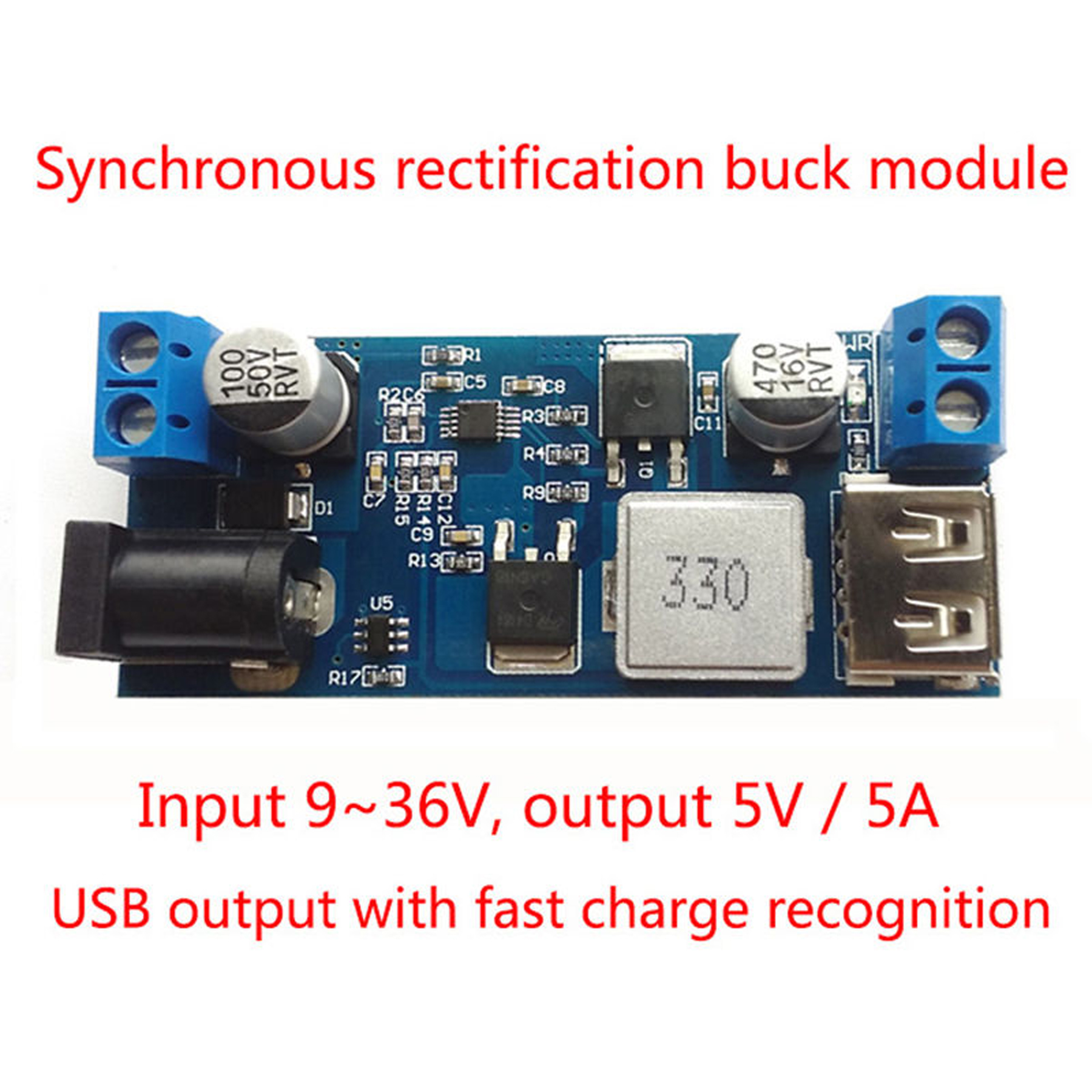 24V 12V To 5V 5A Power Supply Buck Converter Step Down Converter ...